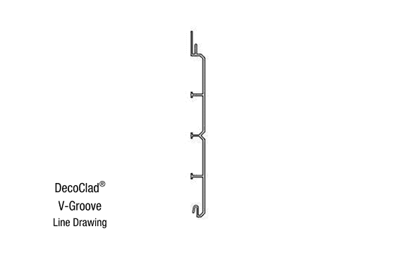 V-Groove Aluminium Cladding | DecoClad® Timber-Look | DECO