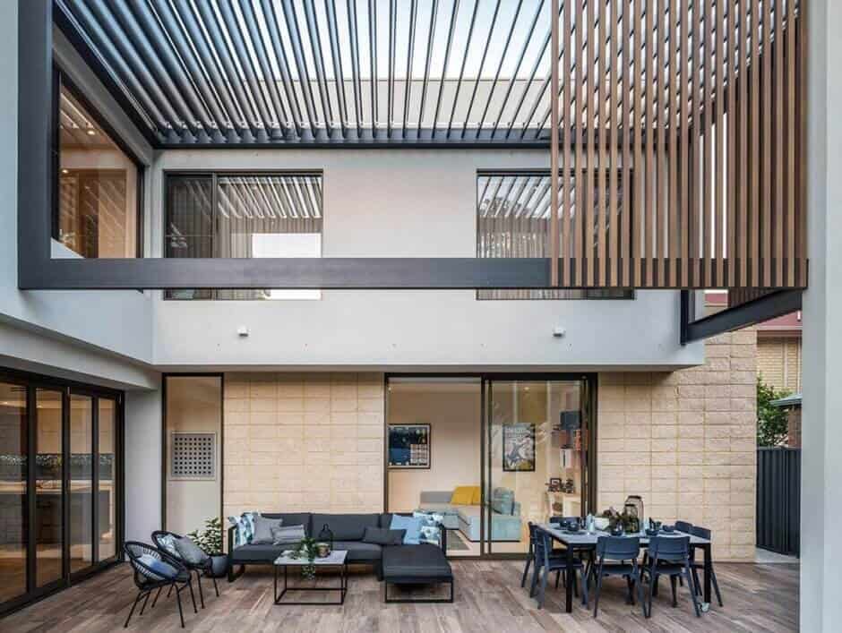 Barnard House | Contemporary Facade Design | DecoBatten®