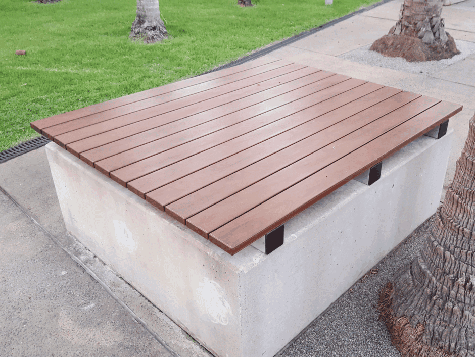 Outdoor Seating & Benches (Timber Look) | Darwin Waterfront